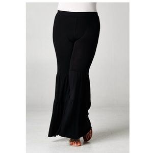 Pants & Jumpsuits | New Plus Size Ruffle Palazzo Pants 3 Colors | Poshmark